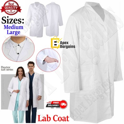 White Lab Coat Hygiene Food Industry Warehouse Laboratory Doctors ...