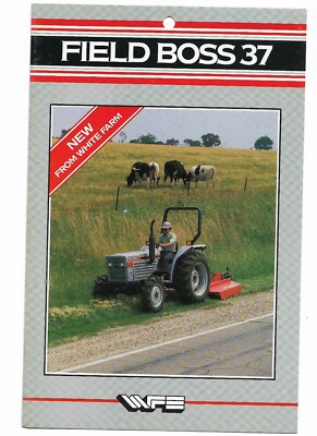 Original OEM OE White Field Boss Model 37 2WD and 4WD Tractors Sales ...