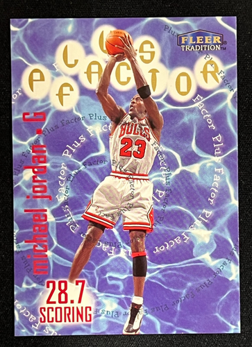 1998-99 Fleer Tradition Michael Jordan Plus Factor - NM | eBay