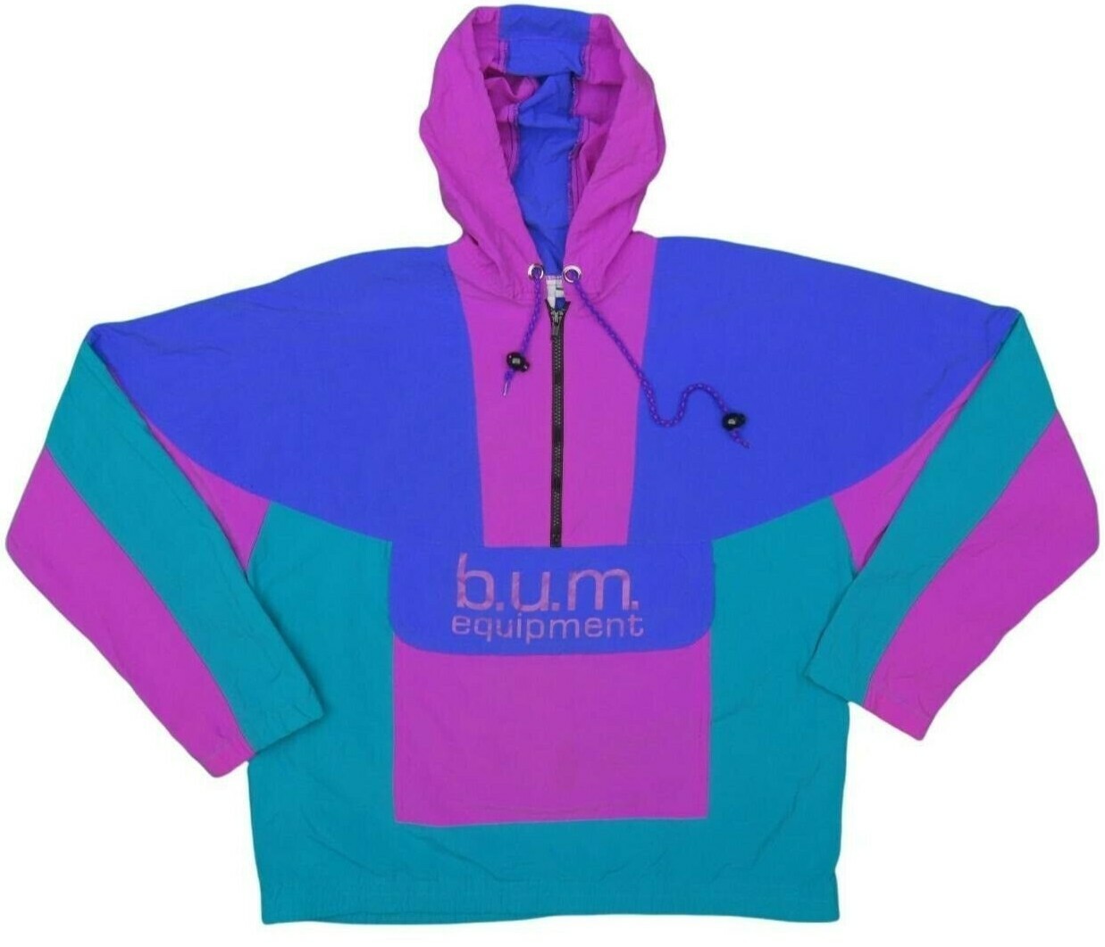 1990s Vintage Bum Equipment Windbreaker Jacket Size S - Gem