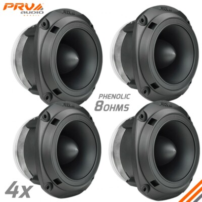 4x PRV Audio TW1000Ph Bullet Pro Super Tweeter 8 Ohm Phenolic Trio Audio 800W 602938021715| eBay