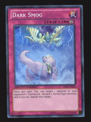 YuGiOh Dark Smog ABYR-ENSE2 Super Rare Limited Edition NM Card | eBay