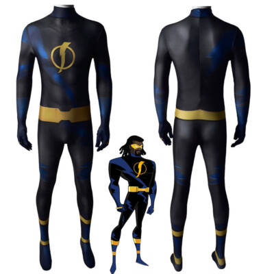 Future Shock Costume Static Shock Cosplay Jumpsuit Bodysuit For Kids ...
