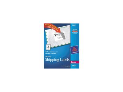 Avery 5168 Shipping Labels with TrueBlock Technology, 3-1/2 x 5, White ...