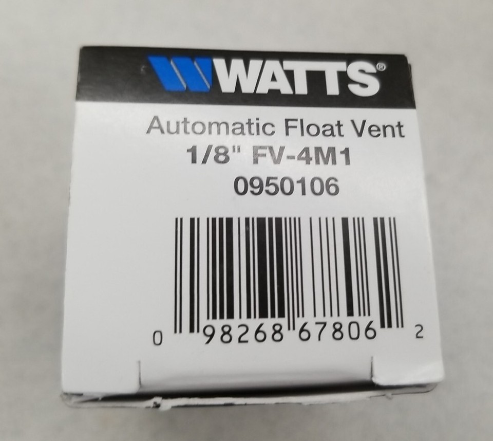 Watts 0950106 Series FV-4M1 Automatic Vent Valve, Brass | eBay
