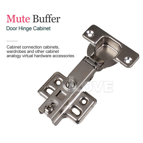 10pc Door Hinge Cabinet Cupboard Hinges Soft Close Half/Full Overlay ...