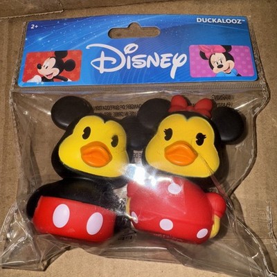 Brand New In Package Disney Mickey & Minnie Mouse Rubber Duck Duckalooz ...