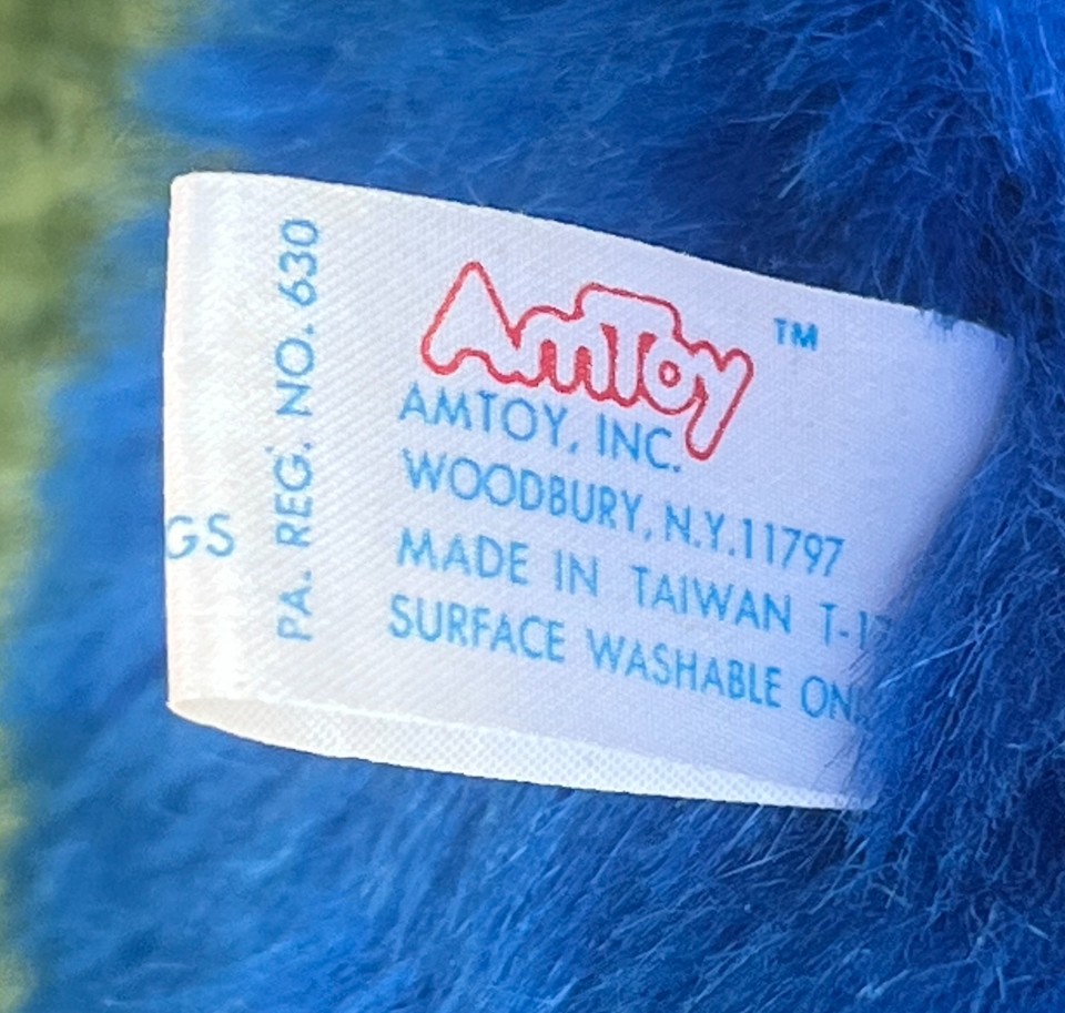 Vintage 1986 My Pet Monster Plush AmToy American Greetings Characters ...