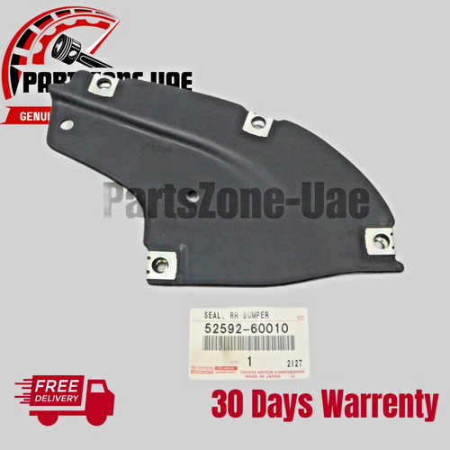 52592-60010 Toyota Land Cruiser 1993-1997 Left Rear Bumper Side Seal ...