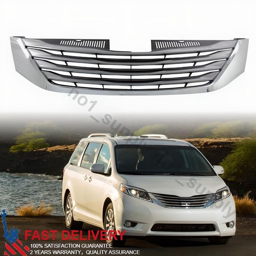 5310108040 NEW Front Bumper Center Grille Grill For Toyota Sienna 2015 ...