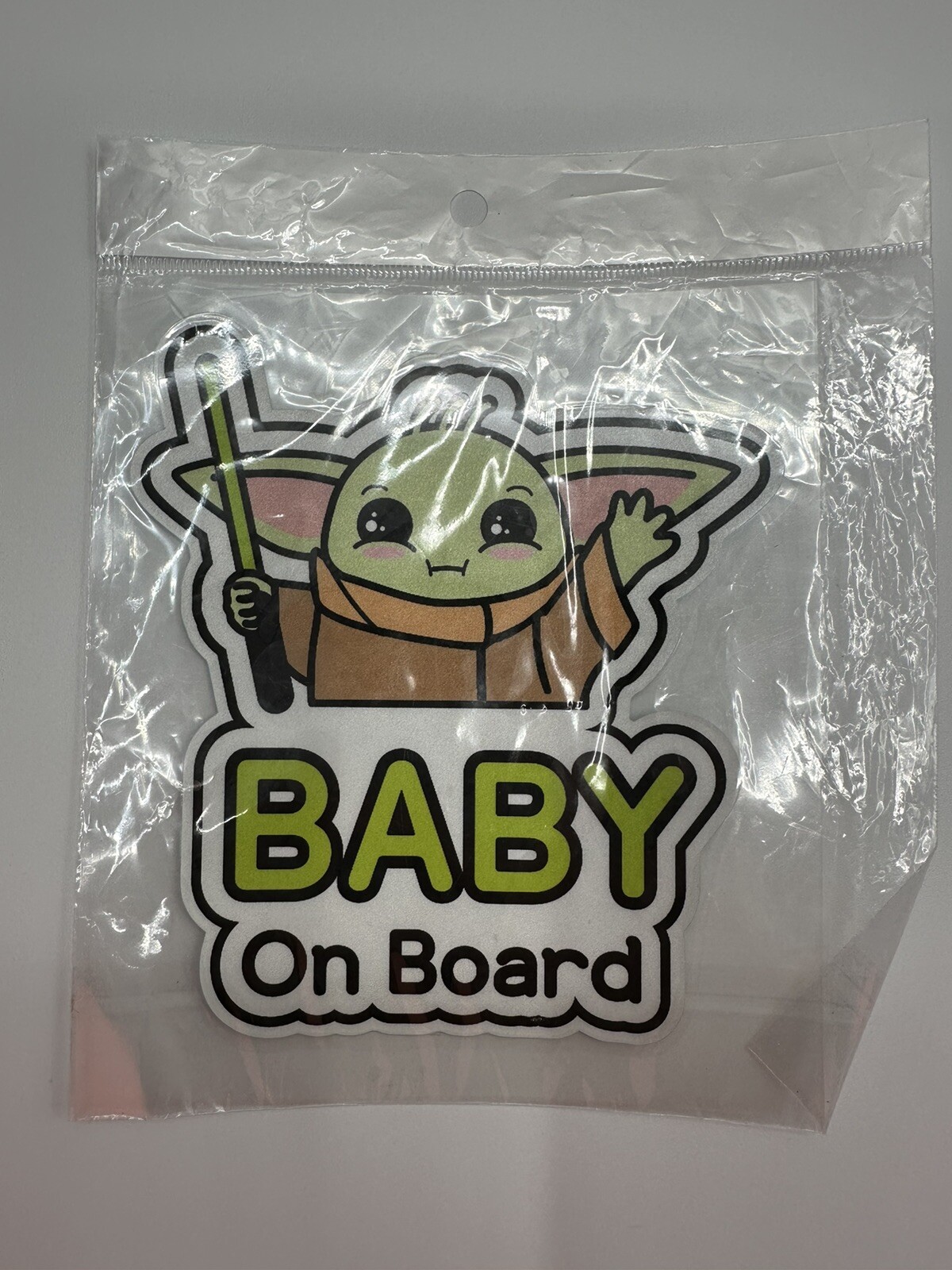 Yoda Baby on Board Sticker “NEW” | eBay