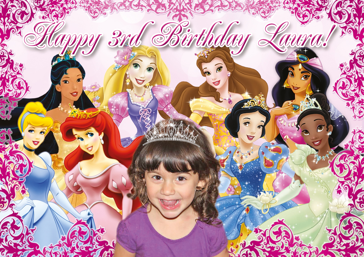 Happy Birthday Disney Princess Tarpaulin