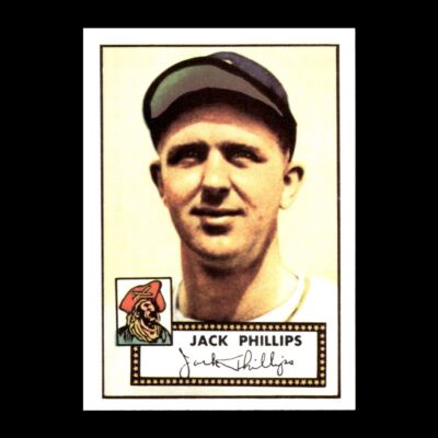 Jack Phillips 1983 Topps 1952 Reprint Series Rookie Pittsburgh Pirates ...