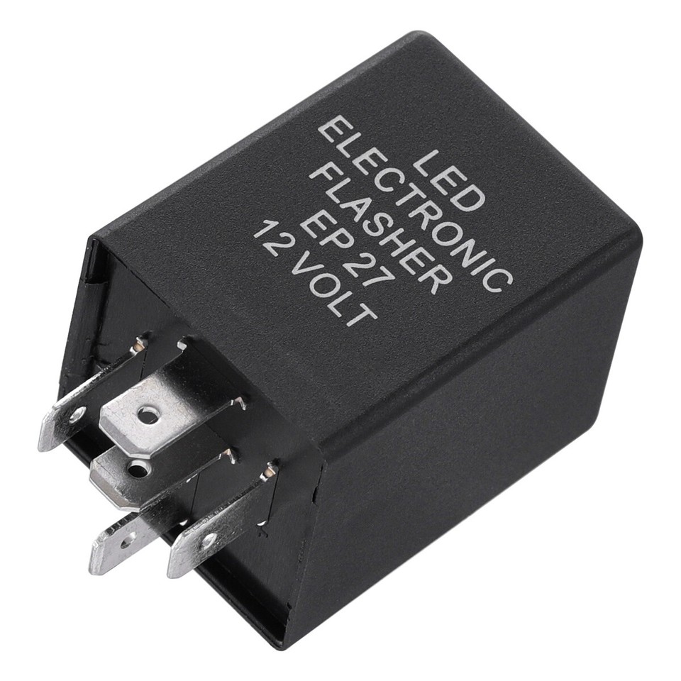 5-Pin EP27 FL27 Electronic LED Flasher Relay Fix As Turn Signal Hyper ...