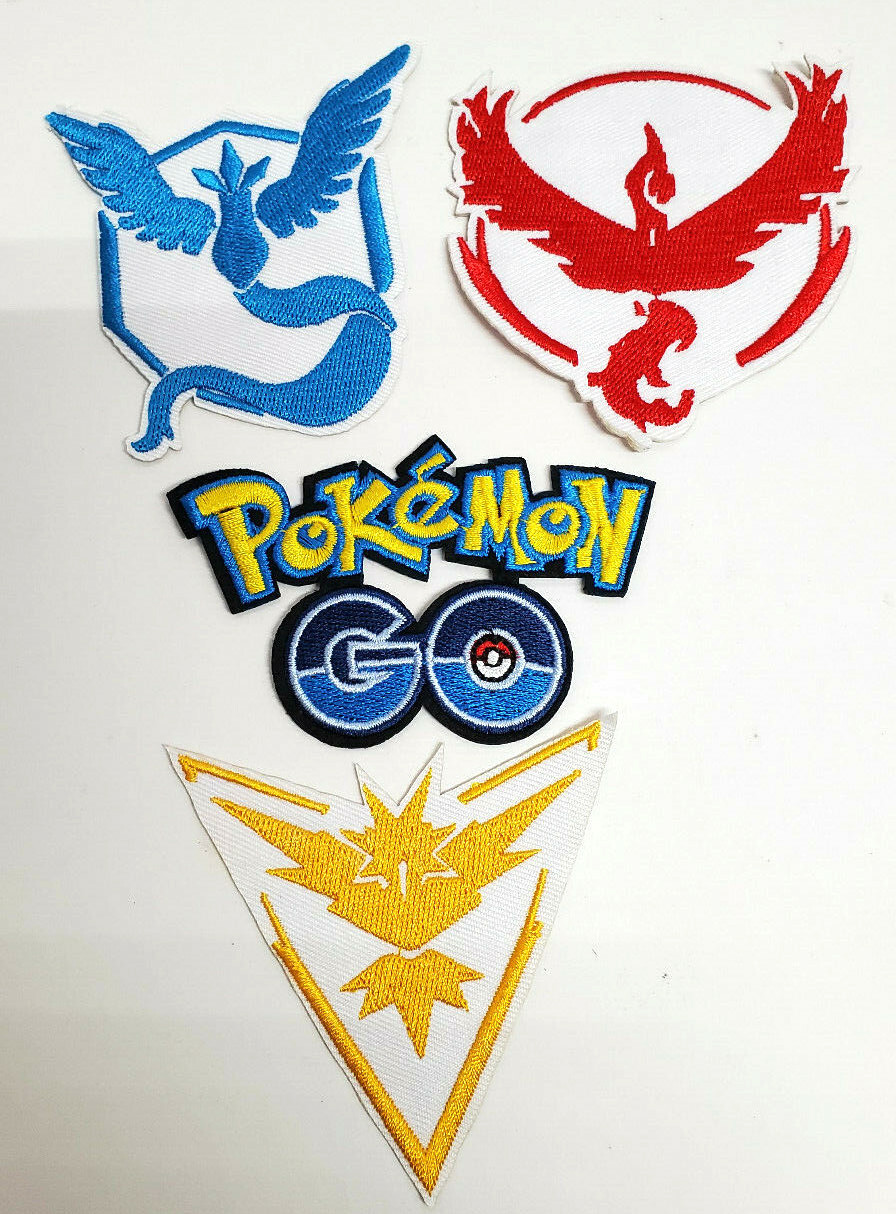 Pokemon Go Insignia Patch Set of 4- Your Choice or Set | eBay
