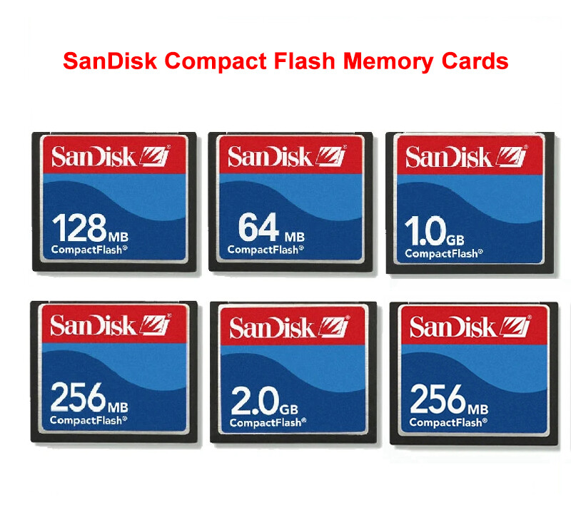5pcs 128 /256 /512MB /1GB /2GB /4GB SanDisk Compact Flash CF Memory ...