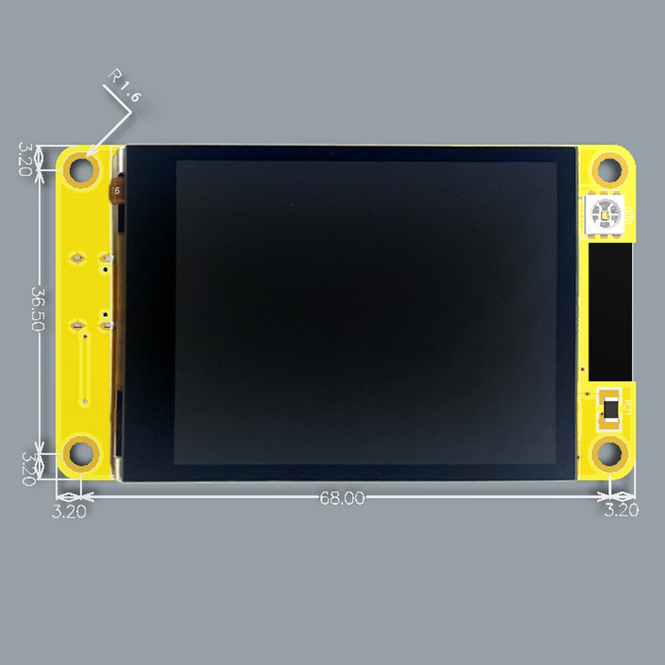 2.4 inch ESP32 Display Screen ESP-WROOM-32 TFT LCD Module 240x320 ...