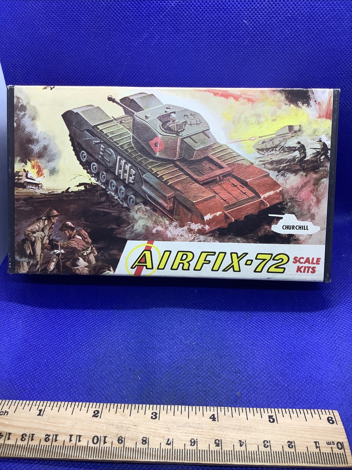 Vtg 1965 Airfix 1/72 * 1/76 Military Armor Kit CHURCHILL Tank | eBay