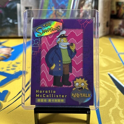 2024 THE SIMPSONS HORATIO MCCALLISTER “SEA CAPTAIN” CHARACTER CARD #TS ...
