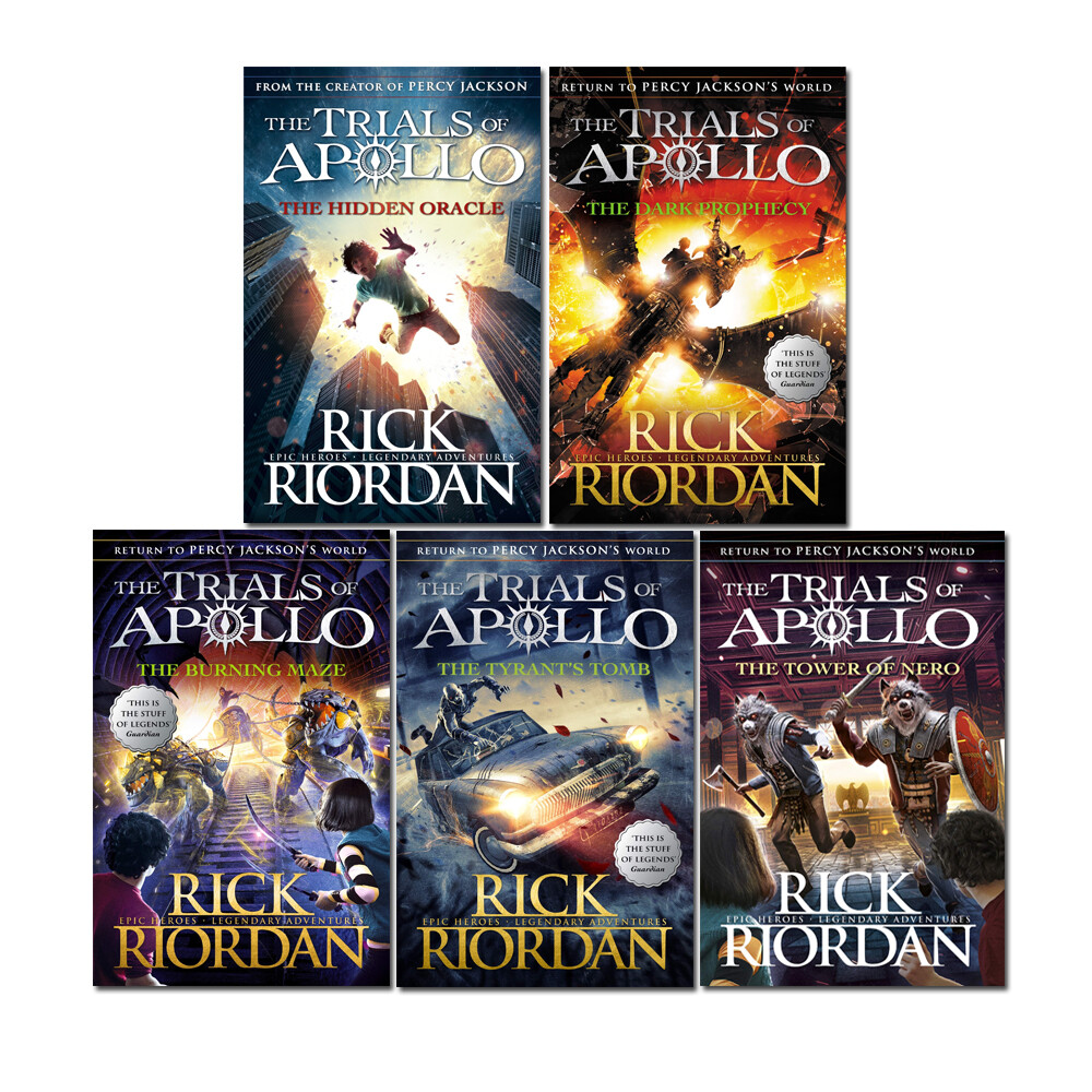 Trials of Apollo Book Series 1-5 Books collection set by Rick Riordan ...