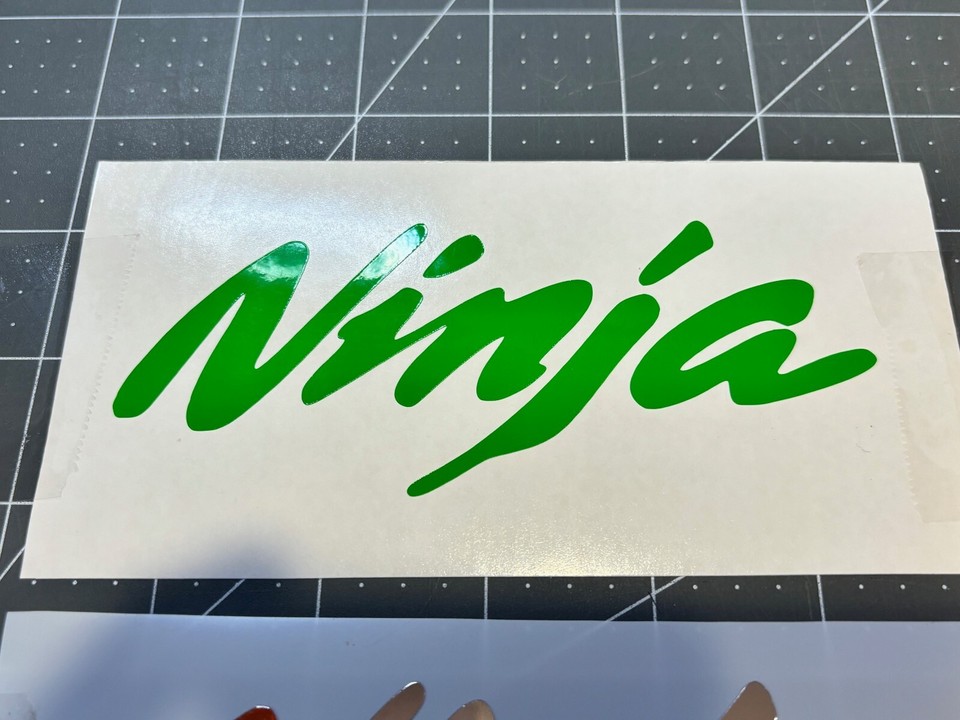 Kawasaki Ninja Vinyl Decal Many Sizes Colors FREE Shipping Motorcycle ...