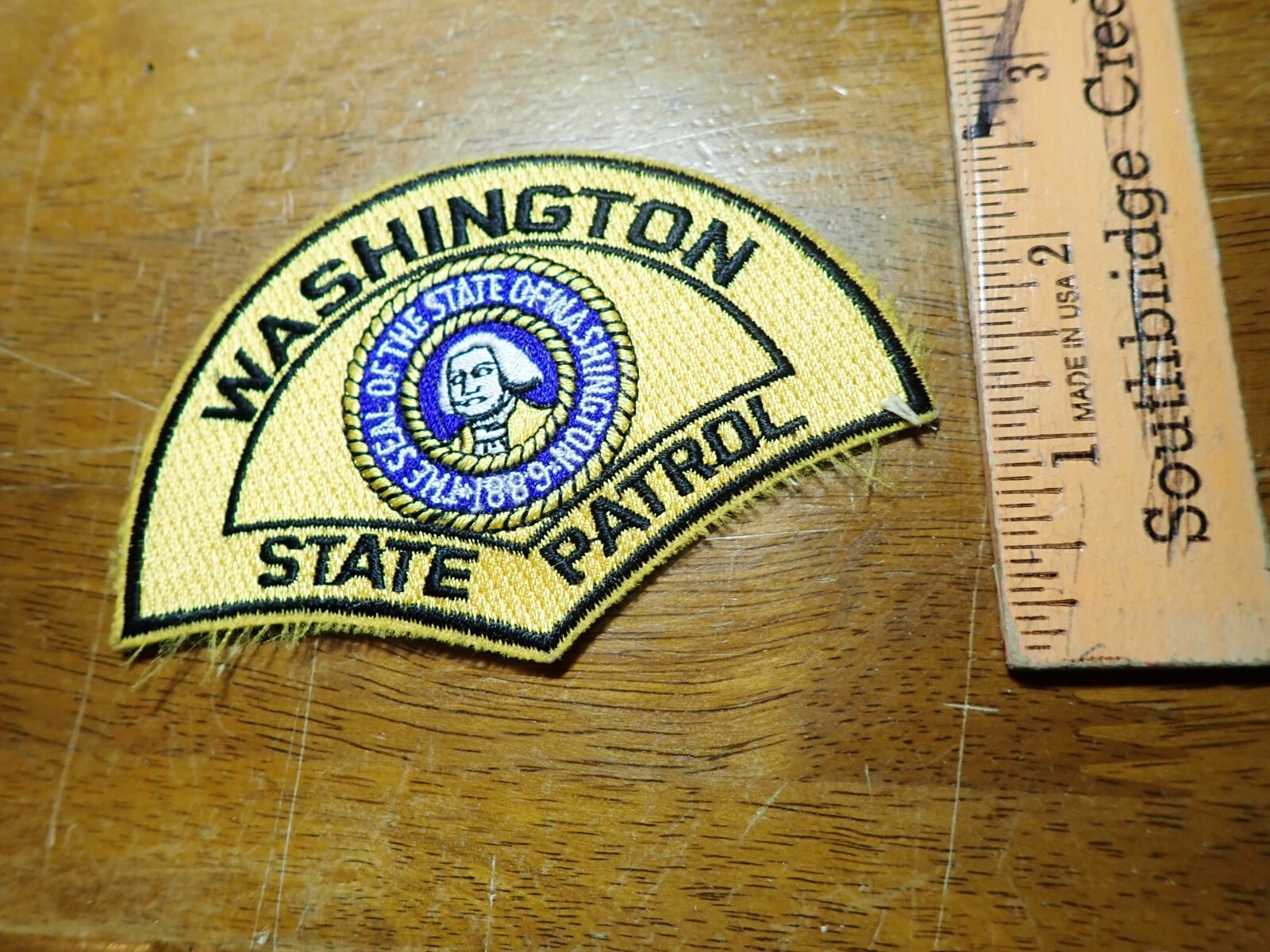WASHINGTON STATE TROOPER EARLY VEST PATCH OBSOLETE BX 10 #30 | eBay