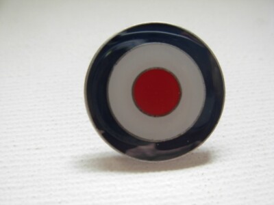Roundel pin badge. Mod RAF Airforce target Bullseye. Metal. Cheapest ...