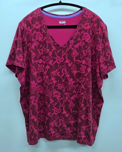 Basic Editions size 2X short sleeve cotton blend V-neck knit shirt | eBay