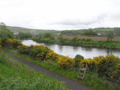 Photo 6x4 Strule River Moyle/H4085 Looking ESE at Newtownstewart c2009 ...