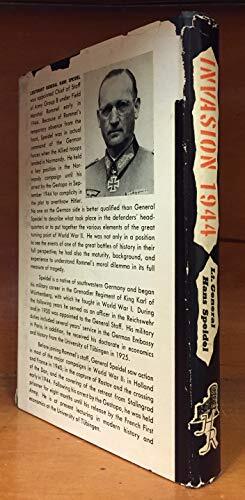 Invasion 1944: Rommel and the Normandy Campaign [Hardcover] Hans ...