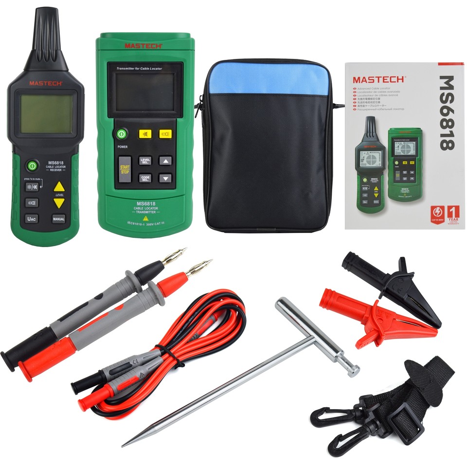 MASTECH MS6818 Wire Tester Networkphone Cable Detector Locator Meter ...