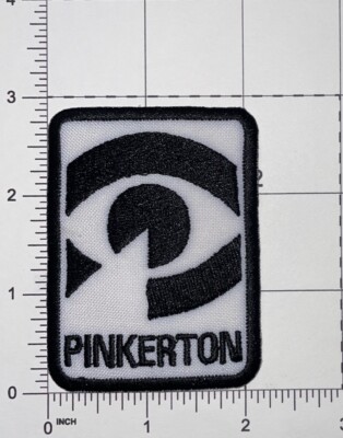 Pinkerton Security Patch Hook & Iron-On Repro A311 | eBay