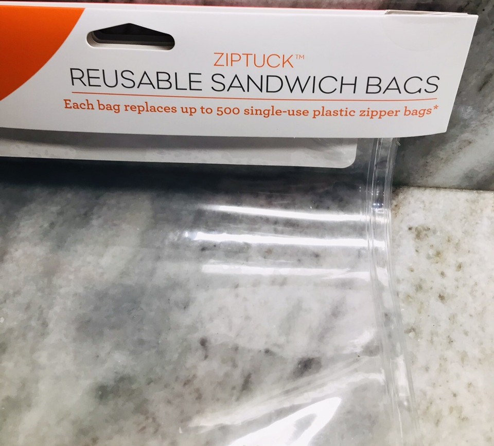 Full Circle Ziptuck Reusable Lunch Bag 2 Pieces 8X8 Sandwich Snack ...