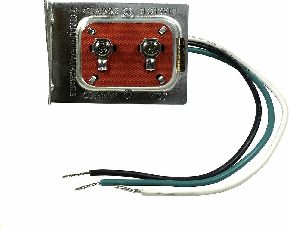HQRP 16VAC 10VA Transformer for Doorbell Door Chime 120v-to-16v, UL ...