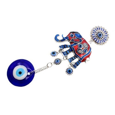 Evil Eye Hanging Decor Pendant Turkish Evil Eye Elephant Home Pendant ...