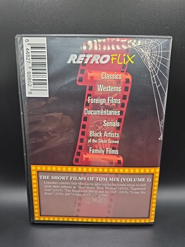 The Short Films of Tom Mix: Volume 1 B & W / SILENT (DVD) RetroFlix 644827908028| eBay