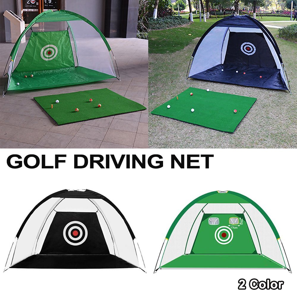 Foldable 2M Golf Training Cage Tent Practice Driving Chipping Hitting ...