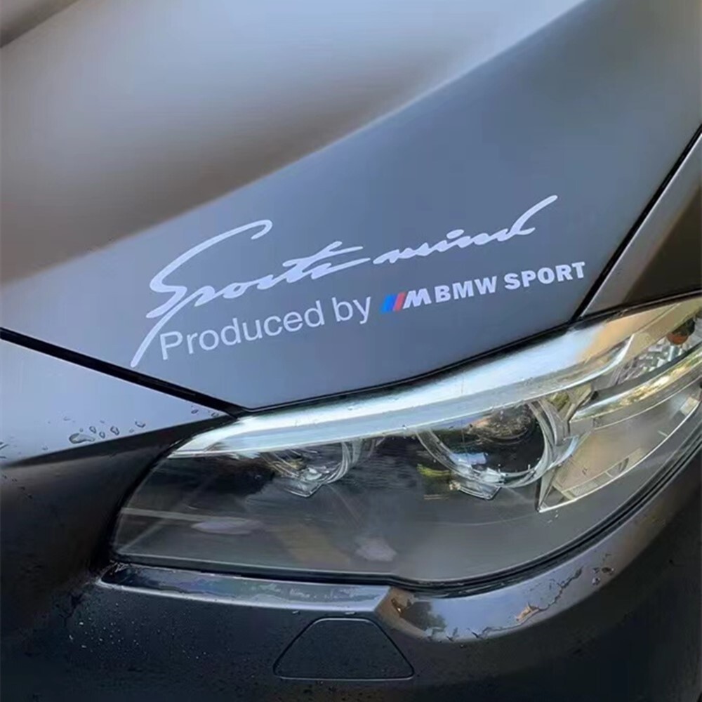 2PC Sports Mind Powered by M Sport sticker Decal for BMW E60 E70 E90 ...