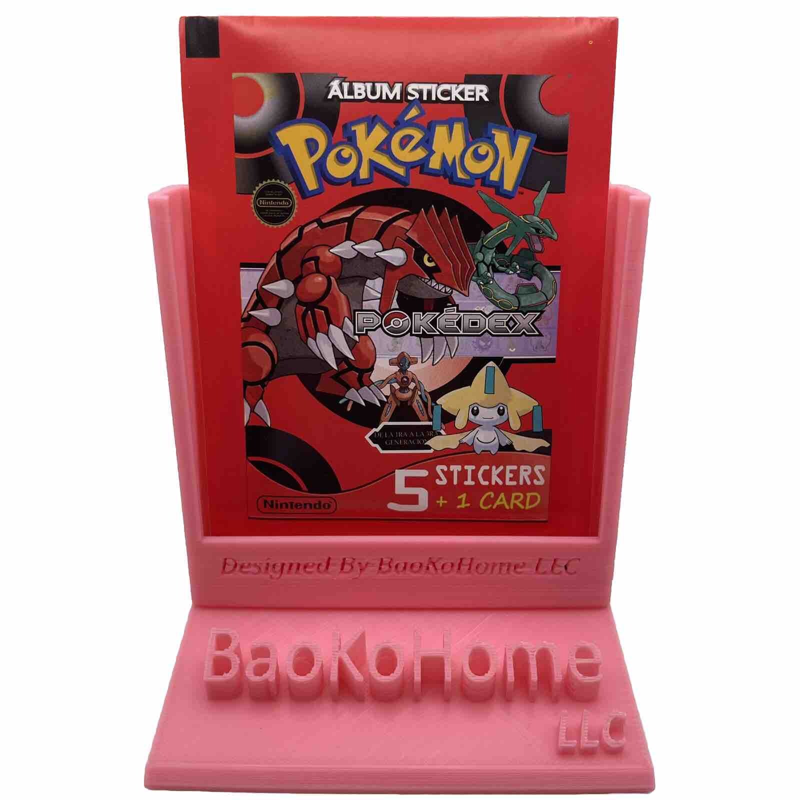 Pokemon TCG Pokedex Album Sticker red pack new factory sealed rare - US ...