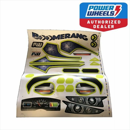 Power Wheels 3900-6017 Sticker Boomerang Decal FLC33 Car Toy Kids | eBay