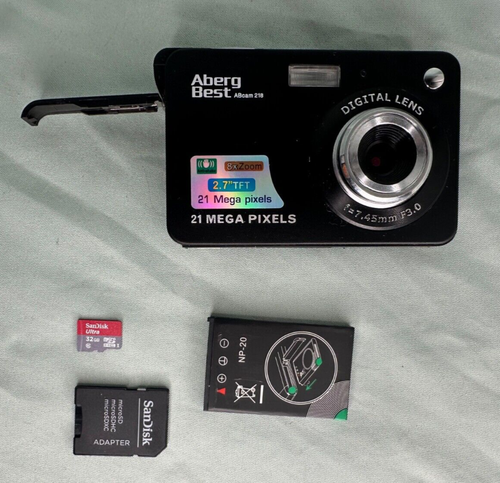 Aberg Best ABcam 218 Digital Camera 21 Mega Pixels 8x Digital Zoom ...