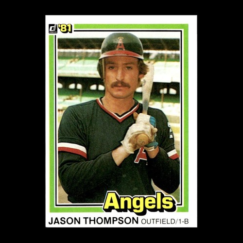 Jason Thompson 1981 Donruss Anaheim Angels #293 NM+ Vintage! | eBay