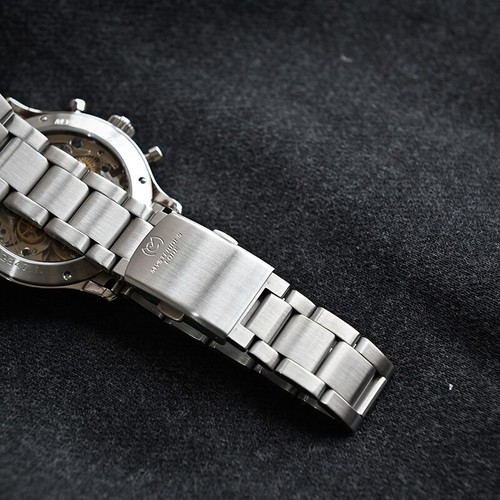 Mysterious Code men's chronograph pilot's manual mechanical watch ST19 ...