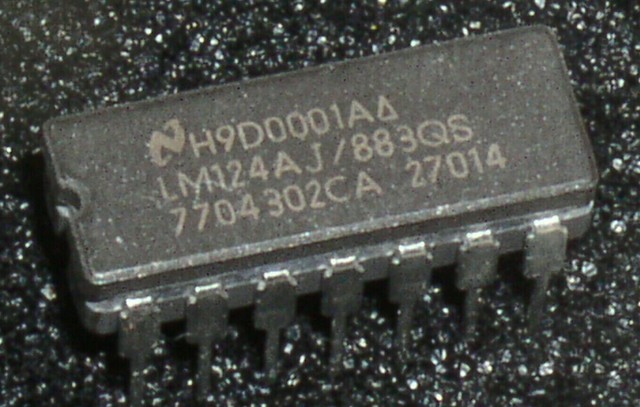 NOS National Lm124aj/883qs MILSPEC Military Lm124 Ceramic Quad Op Amp ...