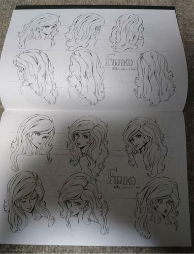 LUPIN THE THIRD 3rd Woman Called MINE FUJIKO Art Book Model Sheet 2012 ...
