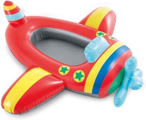 Intex Kids Inflatable Boat Float Swimming Pool Cruiser Toy - Plane ...