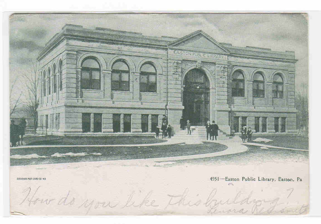 Public Library Easton Pennsylvania 1907 postcard | eBay