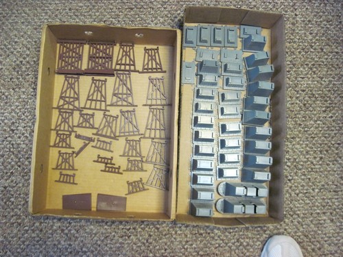 Vintage HO Train Bridge Piers [35 pcs] and Trestles [27 pcs]. Used | eBay