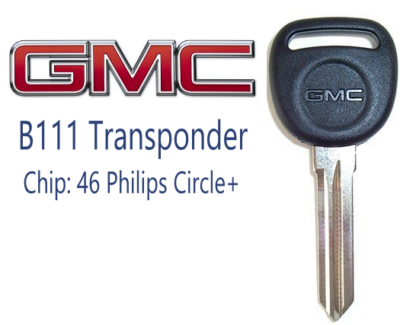 NEW GMC Sierra 2007-2013 B111 - PT Transponder Chip Key (46) Circle ...