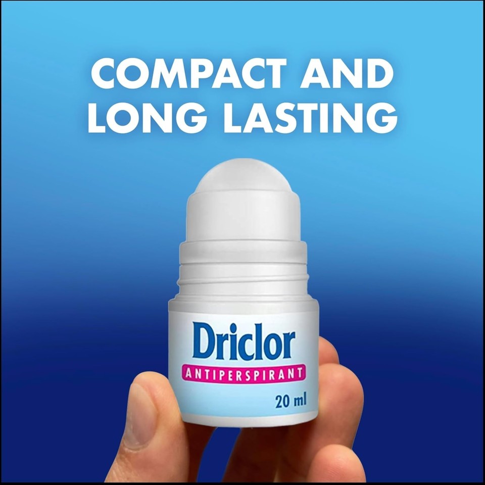 Driclor Antiperspirant Roll On Perspiration 20 ml | eBay UK